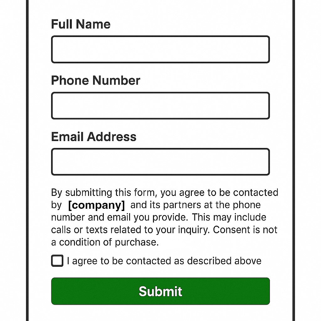 How to Build a TCPA-Compliant Lead Gen Form