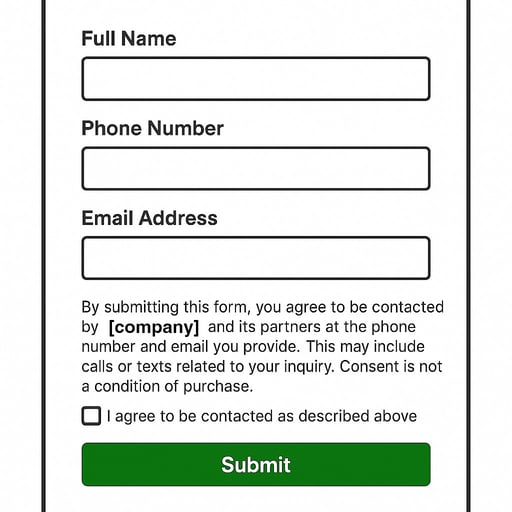 How to Build a TCPA-Compliant Lead Gen Form