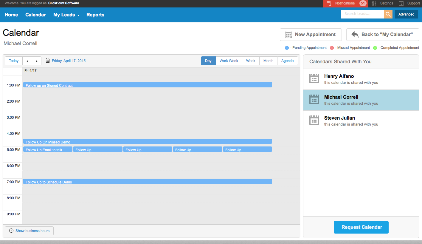 ClickPoint New Features: Calendar and Appointment